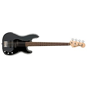 Squier Affinity Series Precision Bass, Charcoal Frost Metallic, Laurel Fingerboard