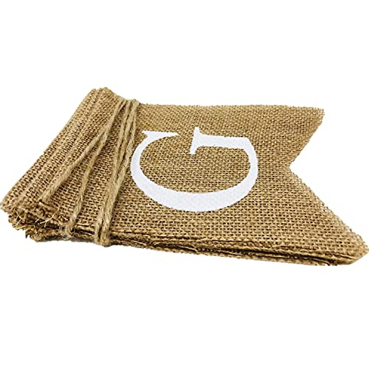 Shimmer Anna Shine Burlap God Bless Banner for Baby Girl Boy Baptism Decorations Christening First Communion Confirmation Baby Shower Wedding Birthday Party Photo Props (Blue)