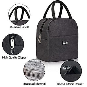 DAS TRUST 3 Pack Bento Box Glass Meal Prep Containers with 3 Compartments and Lids - Glass Food Storage Lunch Box