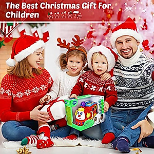 Baby Toys 12-18 Months Musical Train Kids Toys for 1 2 3 4+ Year Old Boys Girls Gifts,Early Education Learning Toy with Fruit Block/Music/Light/ for 6 to 12 Months Toddler Christmas Birthday Gifts