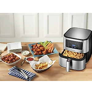 insignia 5 QT- Digital Air Fryer_ Stainless Steel