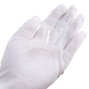 uxcell 2pcs Measuring Cup Labs PP Graduated Beakers 25ml