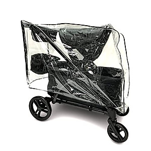 Sasha's Rain and Wind Cover for The Baby Trend Expedition 2-in-1 Stroller Wagon Plus