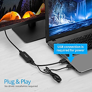 gofanco HDMI 2.0 to USB C Converter (HDMI to USB-C Monitor) – Compatible with Xreal, Rokid Air/Max, VITURE One, RayNeo, Portable Monitor, laptops, Switch, ROG Ally, Steam Deck, PS4/5, Xbox(HDMIUSBC)