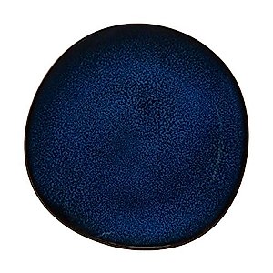 Villeroy & Boch Lave Bleu Dinner Plate, 11x1 in, Stoneware, Blue