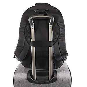 Perry Ellis M140 Business Laptop Backpack, Black, One Size