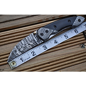 Perkin - Handmade Damascus Pocket Knife - Beautiful Folding Knife