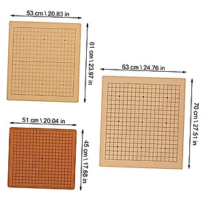 SAFIGLE 9 Pcs Go Board Travel Chess Set Travel Chess Board Portable Chess Board Roll-up Chess Board Folding Chess Chinese Chess Board Chessboard Plaything Go Boards Leather Go Board Mini