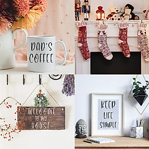 2 Inch Alphabet Letter Stencils, 42 Pcs Reusable Plastic Letters Numbers Symbol Interlocking Drawing Template Kit for Painting on Wood, Fabric, Rock, Chalkboard, Door Porch, Wall, Signage