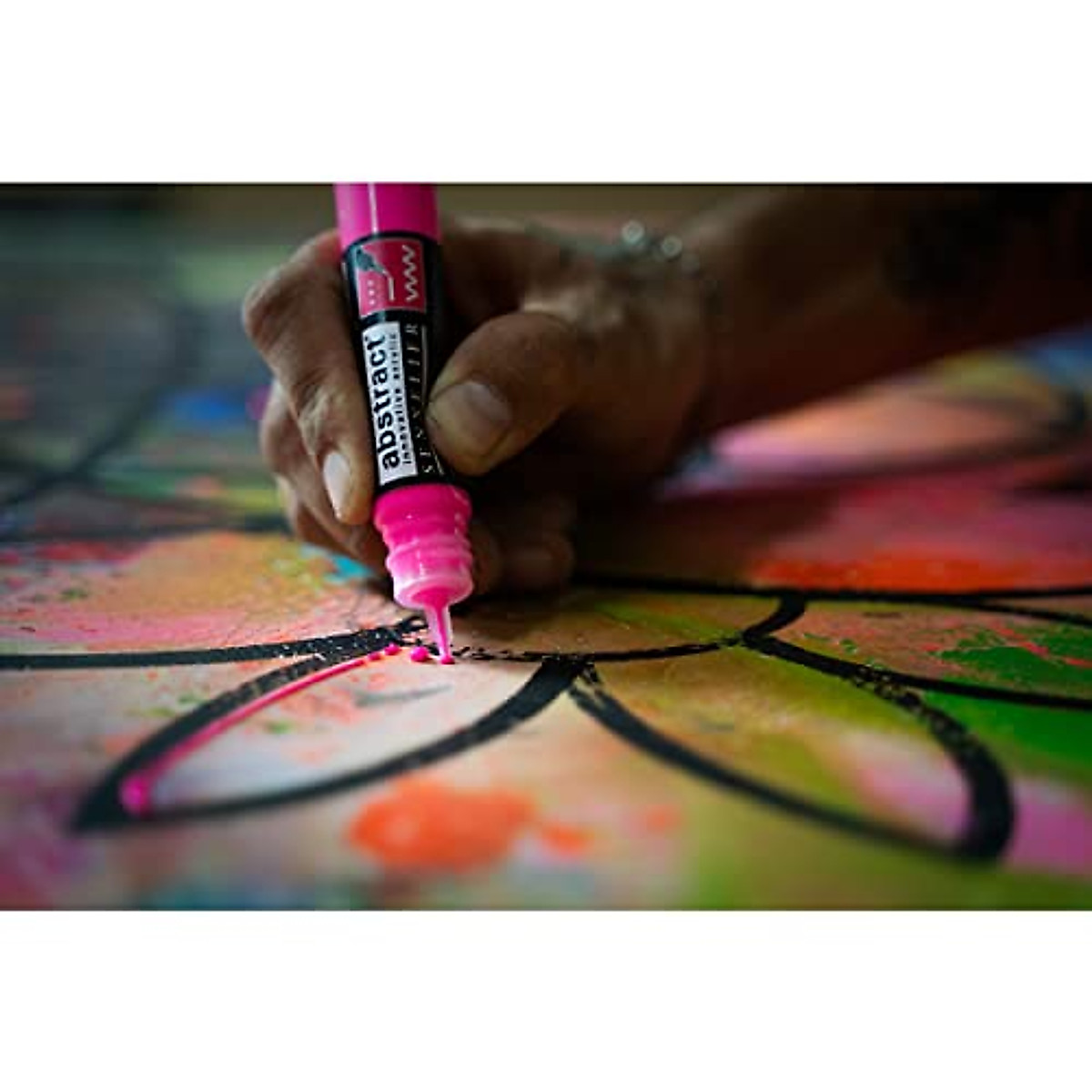 Sennelier Abstract Acrylic Liner, 27ml, Iridescent Gold