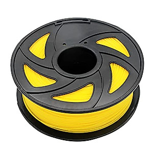 PETG Filament Easy Refill Filament 1.75mm Perfect Match Pure Material High Tenacity Standard Size for Printing (Yellow)