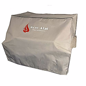 Mont Alpi 44 inch Heavy Duty All Weather Waterproof Grill Top Cover for MABi805 Built-in Stainless Steel Barbecue Outdoor Gas Grill