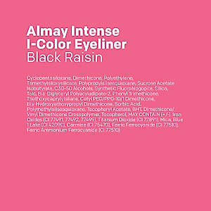 Almay All-Day Eyeliner Pencil, Hypoallergenic, Cruelty-Free, Ophthalmologist Tested, Long Wearing and Water Resistant, 209 Black Raisin, 0.01 Oz