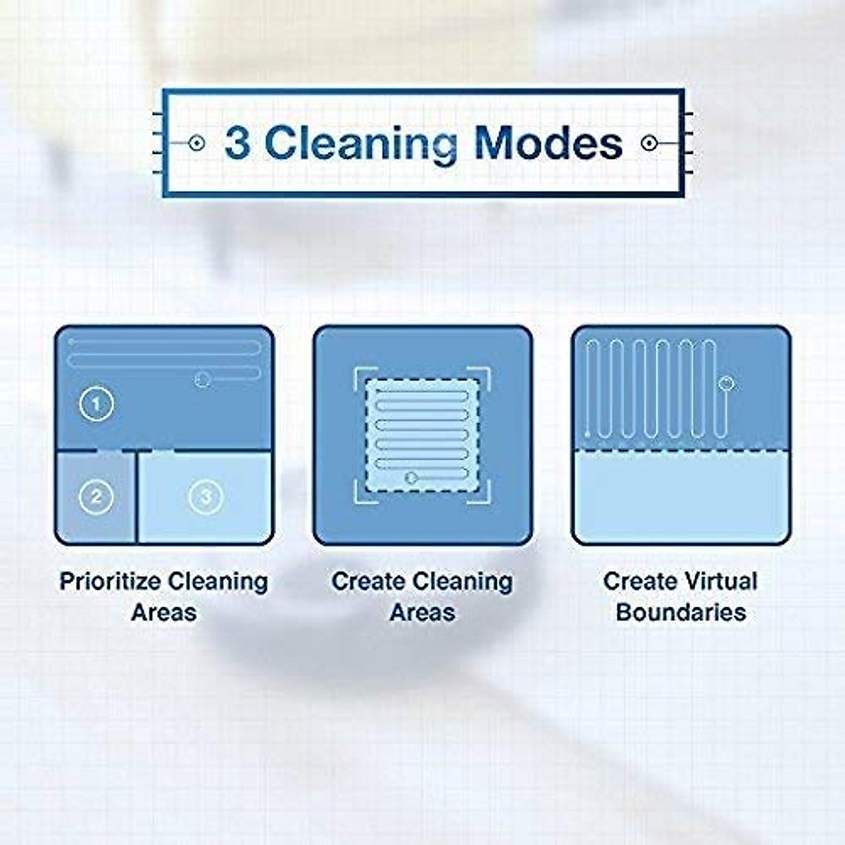 Ecovacs Deebot 907 Smart Robotic Vacuum, Carpet, Bare Floors, Pet Hair + Mapping Technology, High Suction Power, WiFi, Compatible with Alexa and Google Assistant (Renewed)