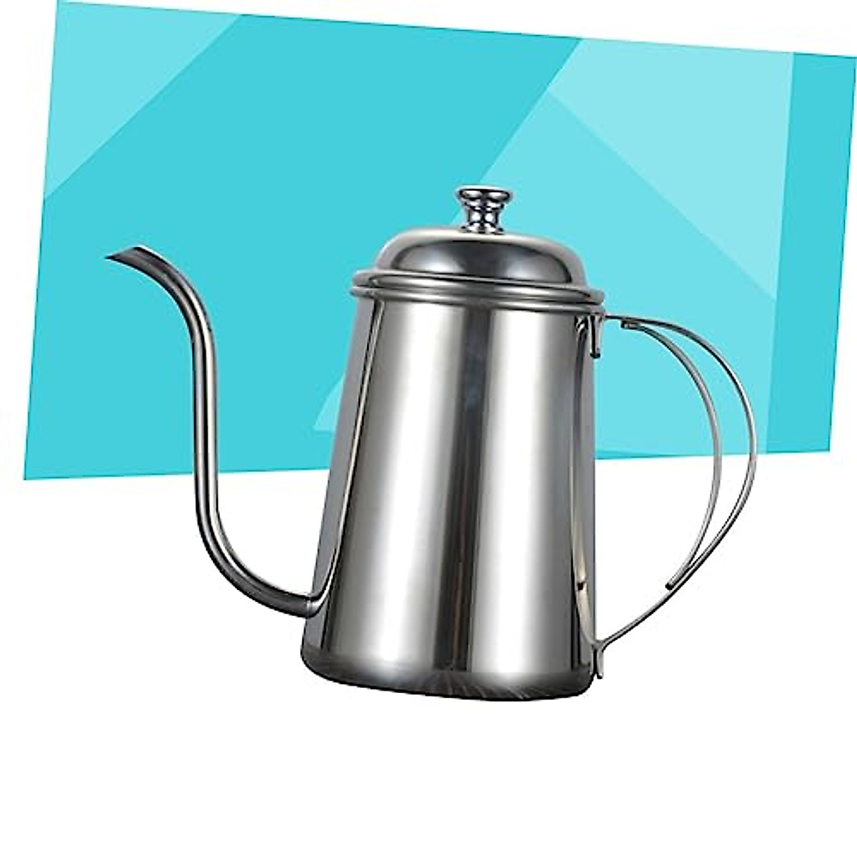 COLLBATH 1pcs Stainless Steel Water Jar Gooseneck Kettle Long Mouth Teapot Drip Kettle Espresso Kettle Espresso Coffee Maker Long Mouth Water Jar Narrow Spout Coffee Pot Water Jugs Machines