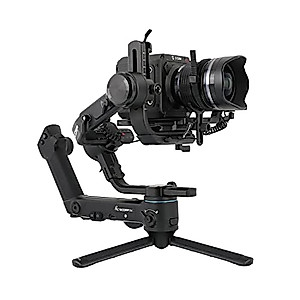 FeiyuTech SCORP PRO Official-Authorized Gimbal Handheld Camera Stabilizer with Remote Handle and OLED Screen for Mirrorless Camera for Sony,Canon,Nikon,Fujifilm,10.5 lb Payload，Without Case