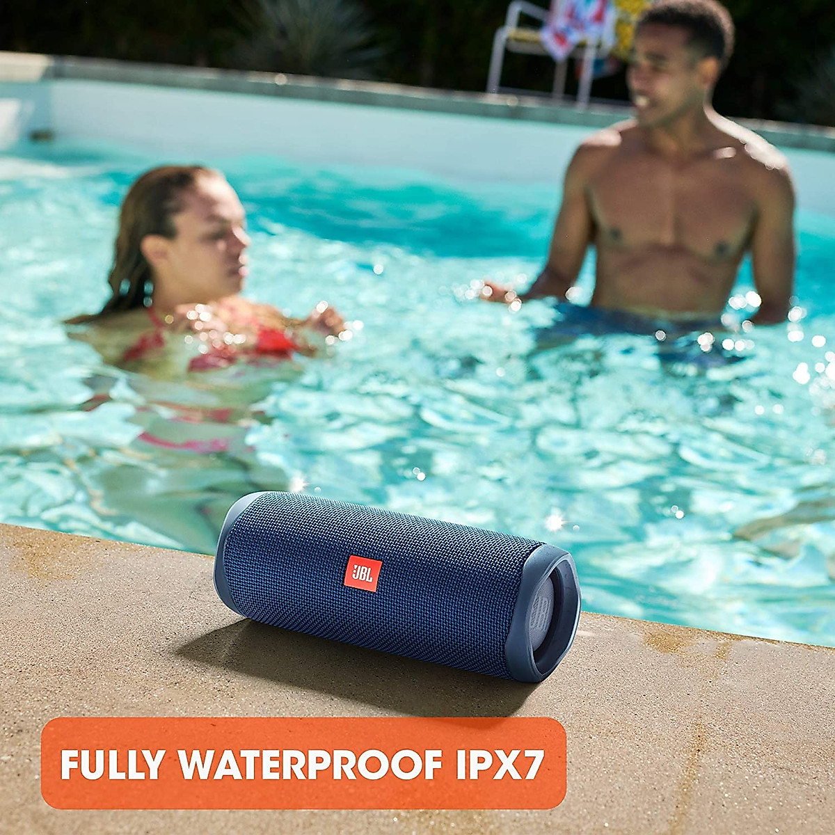 JBL Flip 5 Waterproof Portable Bluetooth Speaker for Travel, Outdoor and Home - Wireless Stereo-Pairing - includes Microfiber Cleaning Cloth - Teal