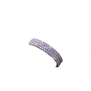 CHWLNJN Fashion 925 Sterling Silver Shiny Half Circle Full Diamond Ring Multi-Row Combination Zircon Ring CZ Diamond Eternal Engagement Ring Women's Wedding Ring (8)