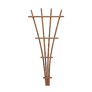 Panacea 83737 48" Brown Wood Fan Trellis