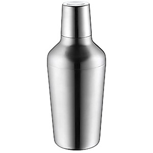 WMF Cromargan 5pc Stainless Steel/Beech Wood “Matrjoshka” bar Gift Set (Jigger, Tongs, Sieve, Pestle, Measure), Dishwasher Safe