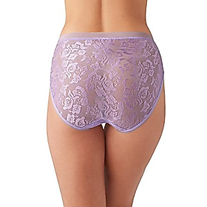 Wacoal Women's Awareness Hi-Cut Brief Panty, Purple Rose, Large