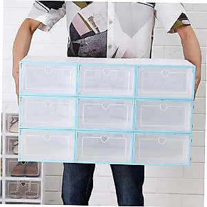 JOINPAYA Sanitary Napkin Storage Bag 4pcs Box Organizer for Shoes Shoe Holder Shoes Organizer Storage Containers Shoes Case Drawer Daily Necessities Clamshell Shoe Rack