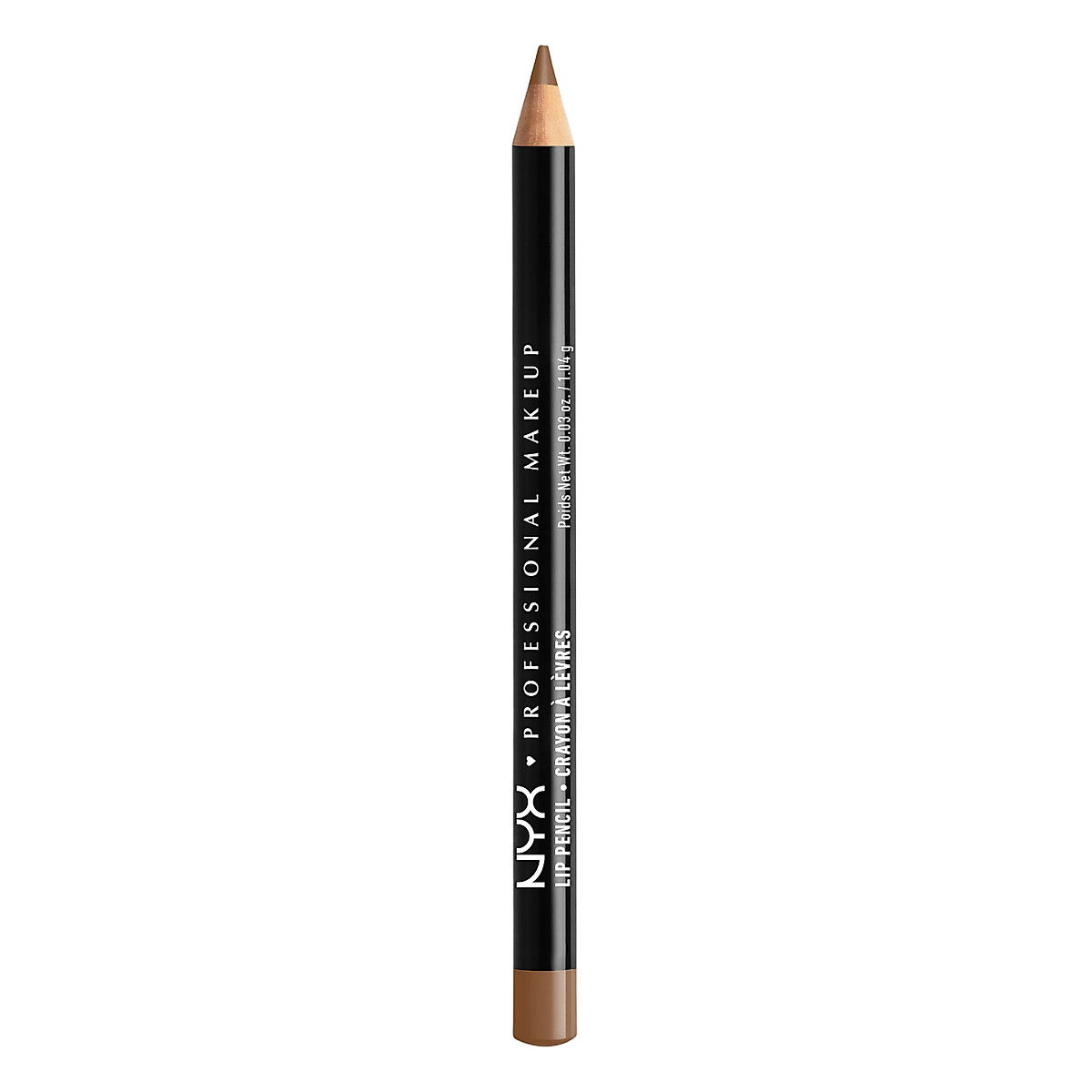 NYX professional makeup slim lip liner pencil -color brown - slp 802