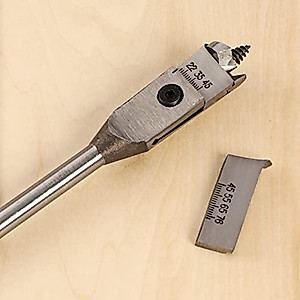 22-76Mm Adjustable Spade Bit Expansive Flat Woodworking Boring Drill Bit Set