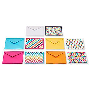 American Greetings Blank Cards Assortment with Envelopes, Bright Patterns (30-Count)