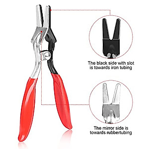JMMRRR Separator Pliers Pipe Repairing Tool, Automobile Hose Remover Separator Pliers, Auto Fuel and Vacuum Line Tube Hose Remover for Fuel Hoses, Radiator Hoses, Gas Lines