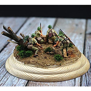 80 Pcs Green Bushy Tufts Lowland Shrubs Tuft Static Grass Vegetation Groups Railway Artificial Grass War Gaming Terrain Decoration Railroad Scenery War Gaming Scenery (Light Green)