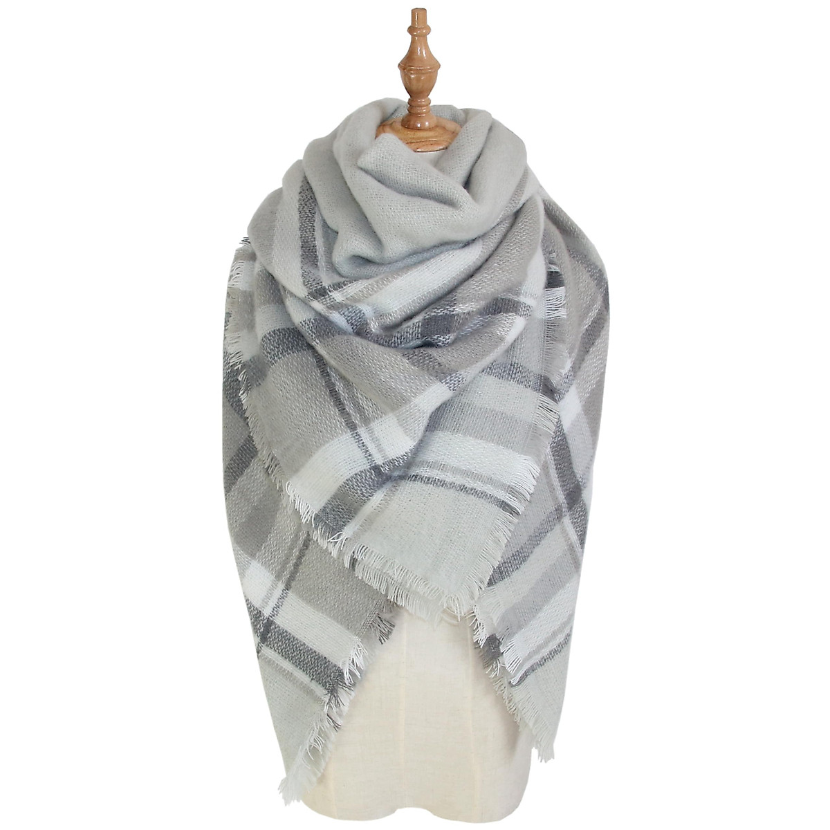 Neal LINK Women's Scarves Wraps Warm Blanket Scarf Shawl Winter Plaid Scarfs for Women