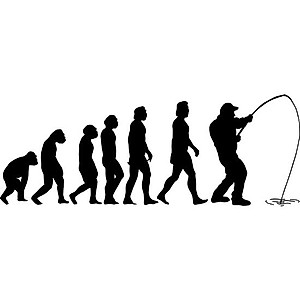 CafePress Fishing Evolution Ceramic Coffee Mug, Tea Cup 11 oz