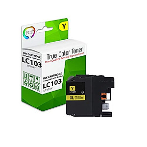 TCT Compatible Ink Cartridge Replacement for Brother LC103 LC103C LC103M LC103Y Works with Brother MFC-J470DW J475DW J6920DW J285DW J870DW Printers (Cyan, Magenta, Yellow) - 6 Pack