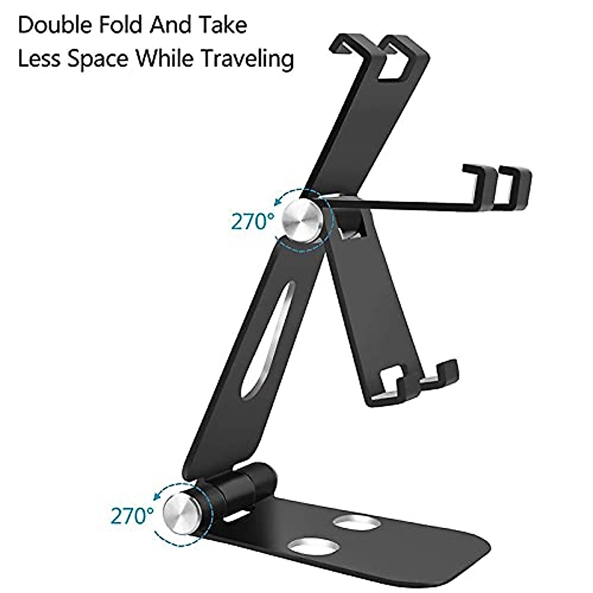 ORIbox Adjustable Stand for iPhone, iPad,Cell Phone Stand,Desktop Solid Desk Stand,Compatible with All iPhone 13/13 Pro Max XS Max XR X 8 7 6S Plus SE 2020 ,Samsung Galaxy,Smart Phone.