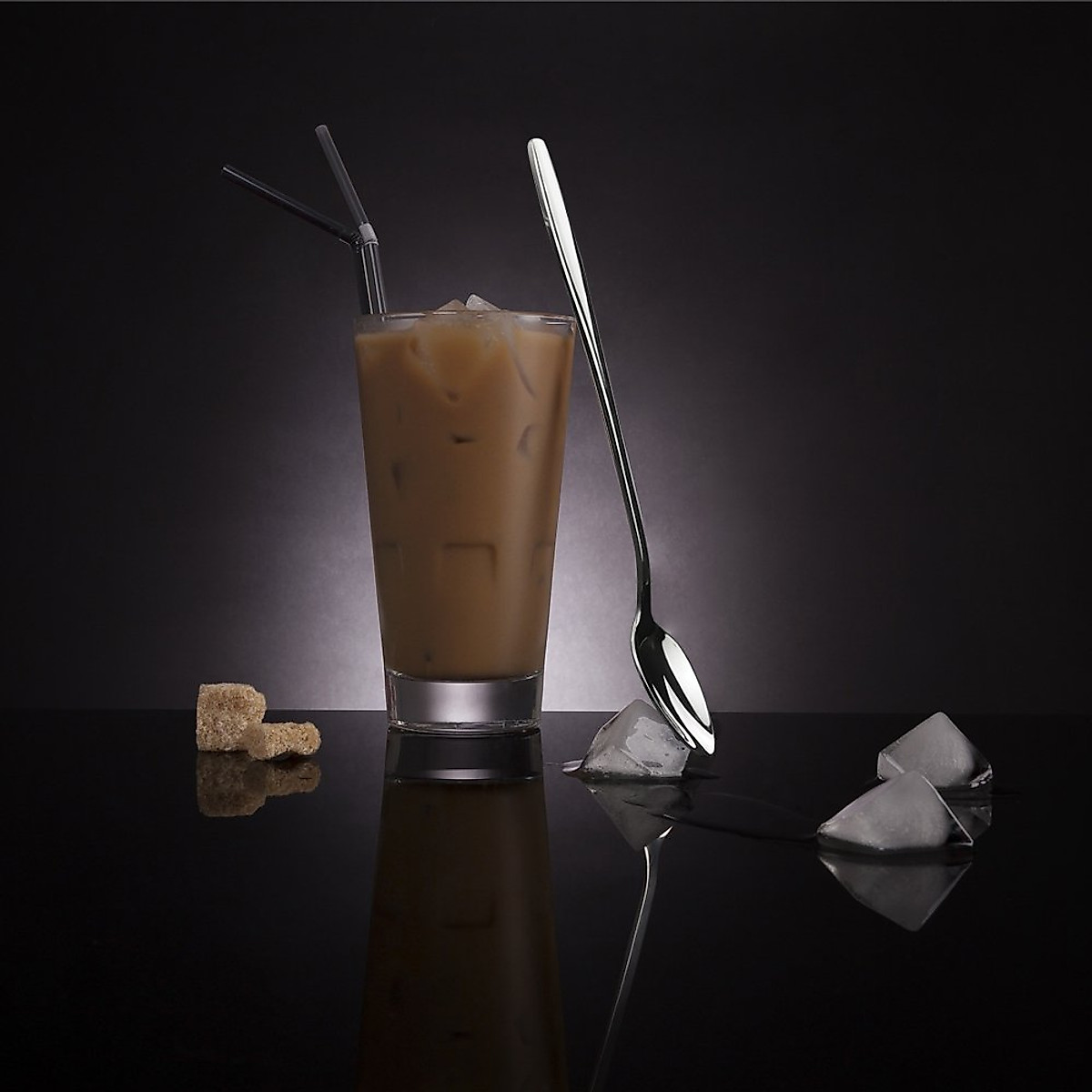 Ggbin 7.5-Inch Ice Tea Spoons, Stainless Steel Long Handle Stirring Spoons, 12 Pieces