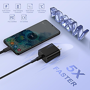 25W Charger USB C Power Adapter for Google Pixel 9 Pro XL/Fold 8 Pro 8 7a 7 6,Motorola Edge 50, Razr+/50 Ultra,Moto G Play 2024/G Power/G Stylus,Android, Fast Charger Type C Charging Block USB C Brick