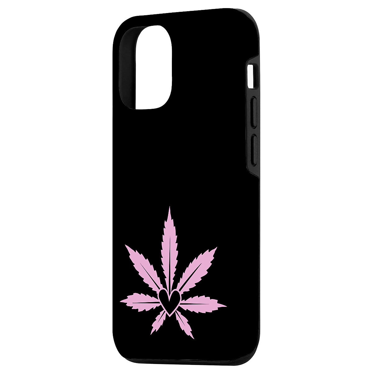 iPhone 14 Pro Pink Marijuana Pot Leaf CBD Cannabis Women's Weed Cute Case