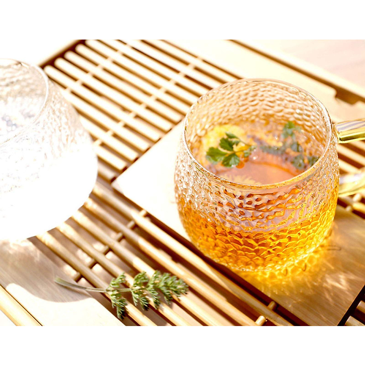 Lxuwbd - Handmade Japanese style heat resistant fashion glass coffee cup, Infusion mugs,tea cup, milk cup, breakfast cup, oat, yogurt cup (A)