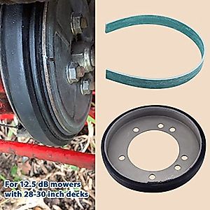 7600135YP 04743700 7053103 09475300 Friction Wheel & Brake Liner Compatible with Ariens MTD Lawn Mower and snowblowers,Replacement 7057423, 00300300, 00170800,1720859,AM122115 (OD 6" ID 5-1/8")