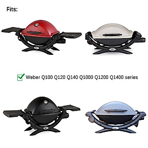 Stanbroil Stainless Steel Grill Cooking Grates for Weber Q1000 Series, Q1200, Q1400 Gas Grill, Replacement for Weber 7644 - Set of 2