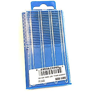 HHIP 5001-1020 20 Piece High Speed Steel Wire Gage Drill Set, Right Hand, #61-80