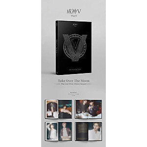 SM Ent. (Reissue) WAYV, TAKE OVER THE MOON, SEQUEL Album Plus Extra Photocards Set, White