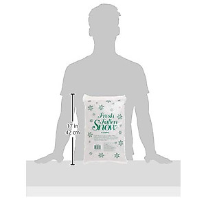 Department 56 Village Collections Fresh Fallen Snow Landscape Accessory, 4 liters bag, White