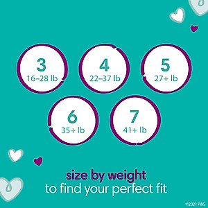 Diapers Size 4, 160 Count - Pampers Cruisers Disposable Baby Diapers, (Packaging May Vary)