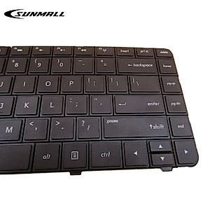New Laptop Replacement Keyboard Compatible with HP 2000-100 2000-200 2000-300 2000T-300 2000-400 2000-340CA 2000-350US 2000-351NR 2000-352NR 2000-2d07CA 2000-2d09CA 2000-2d09WM Series US Layout