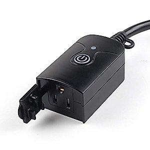 BN-LINK Smart Wi-Fi Plug Outlet, Remote Control by App, Compatible with Alexa and Google Assistant, Weatherproof, Requires 2.4 GHz Wi-Fi, ETL Listed