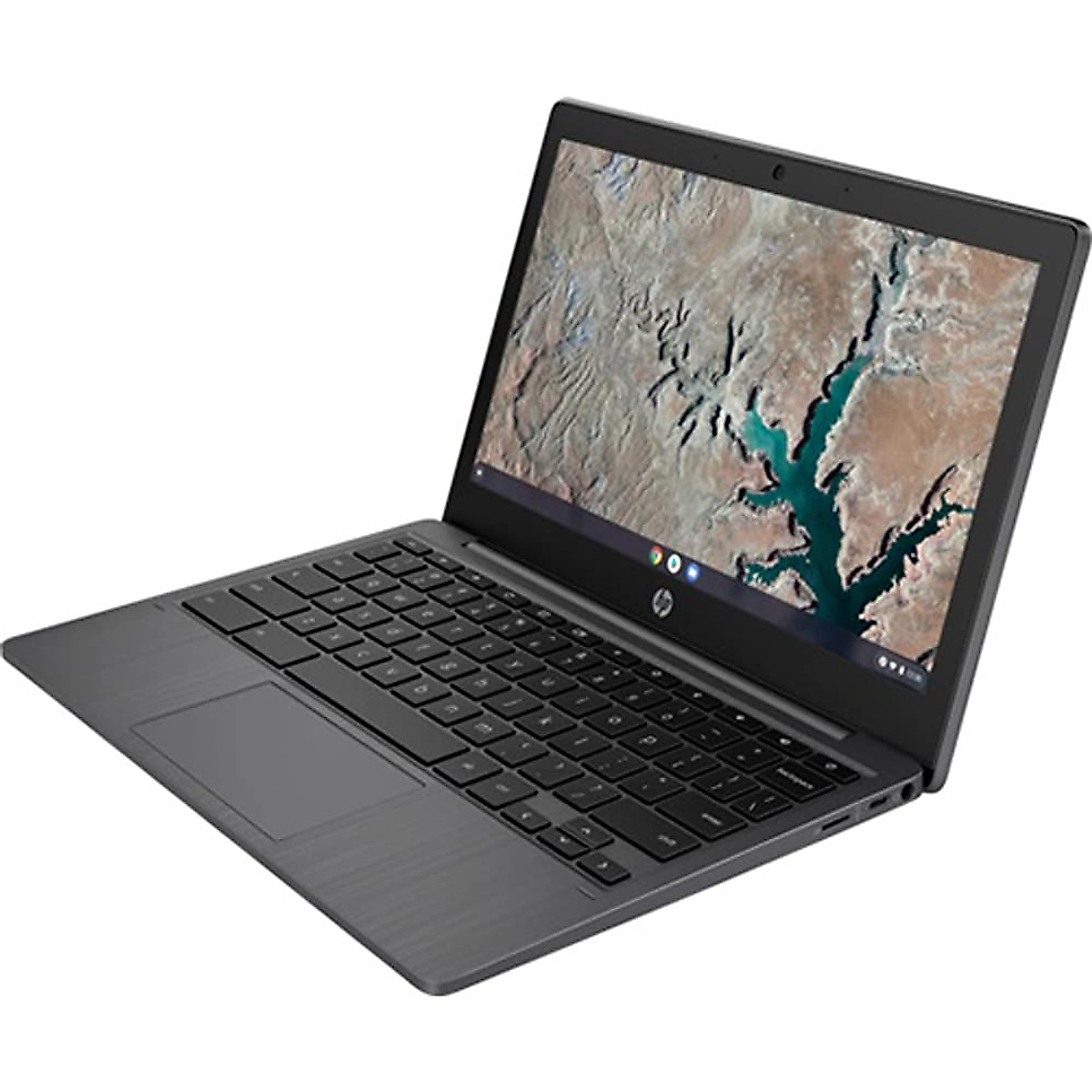 HP 11a-na0010nr Chromebook 11.6" MediaTek MT8183 4GB/32GB SSD Laptop Bundle with Bundle with Eblue Cobra Junior 1600dpi Black Gaming Mouse + 1 YR CPS Enhanced Protection Pack