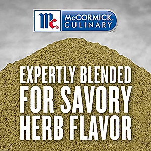 McCormick Culinary Poultry Seasoning, 12 oz - One 12 Ounce Container of Poultry Seasoning Spice with No MSG for Chicken Turkey, Stuffing and Casserole Recipes