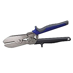 Klein Tools 86520 5 Blade Crimper for Ductwork, Pipe and Sheet Metal Crimps 24 gauge Steel, 28 gauge Stainless